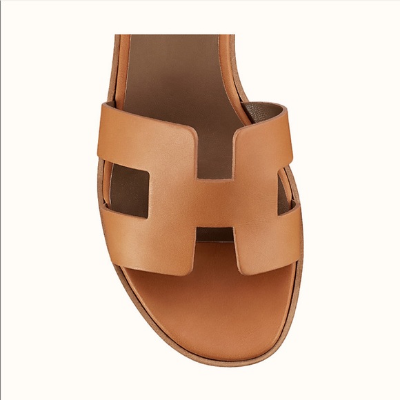 Hermes | Shoes | Authentic Herms Santorini Sandals In Gold | Poshmark